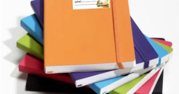 School Notebook Label ID - 6318 | School Notebook Label - Get Personal ...