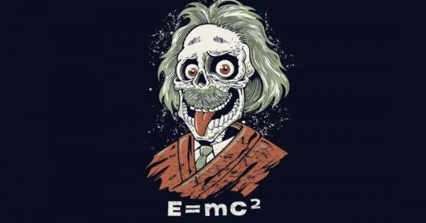 Albert Einstein Funny Zombie