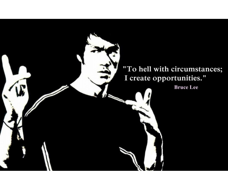 Bruce Lee Motivational Quote 4 - Personalities | OshiPrint.in