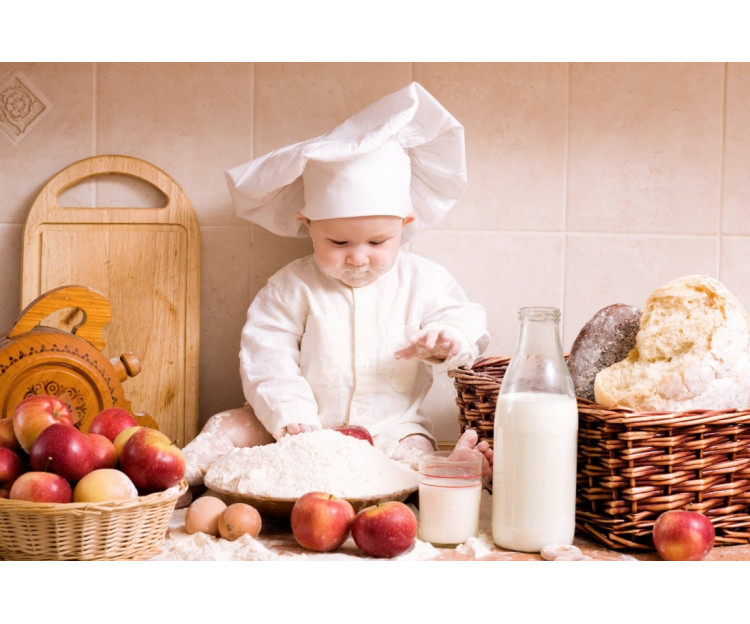 Child's Love - Cute Little Chef 2 - Baby Posters | OshiPrint.in