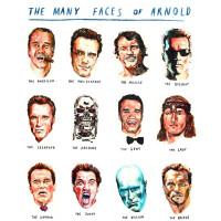 The Many Faces Of Arnold - Personalities | OshiPrint.in