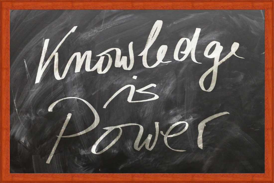 Knowledge Is Power -Motivational Poster - Motivational | OshiPrint.in