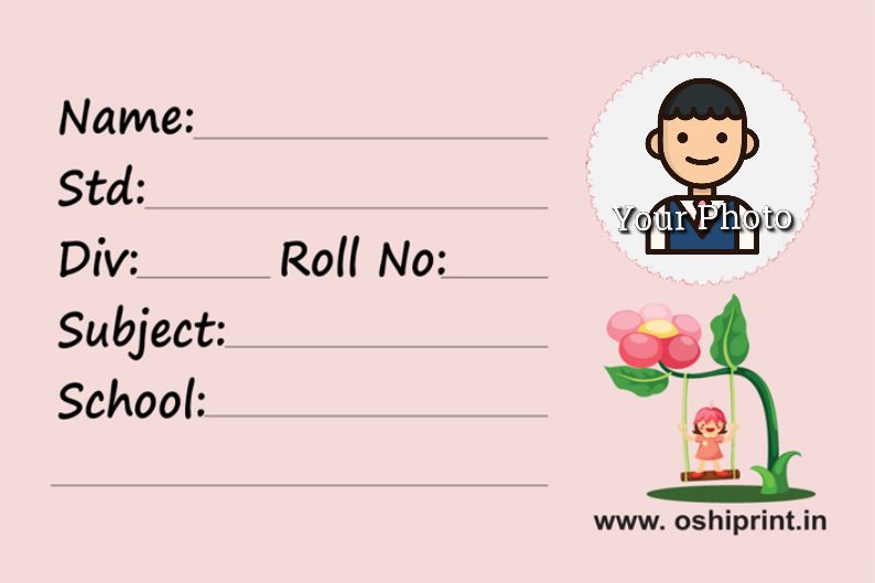 Name Tag Design For Notebook Coquette Notebook Name Tags Bundle By